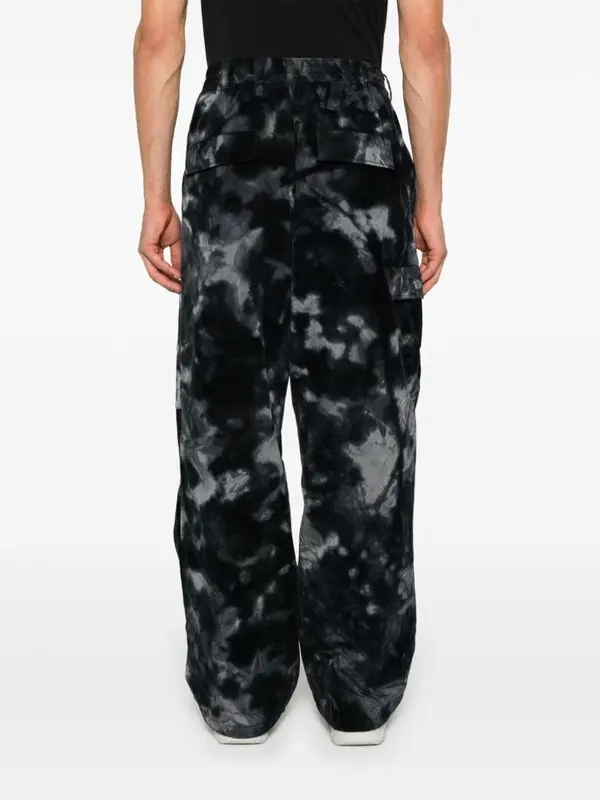 Y3 Abstract-print Wide-leg Trousers