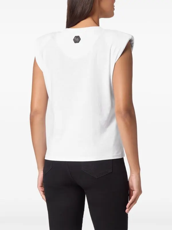 Philipp Plein Rhinestone-embellished Skull Tank Top