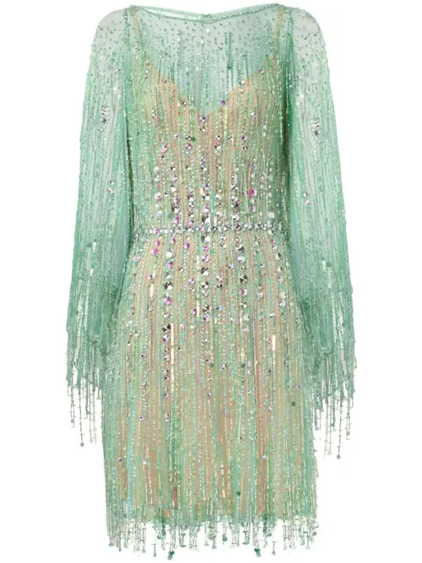 Jenny Packham Dazzle Embellished Mini Dress