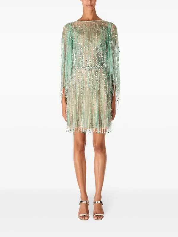 Jenny Packham Dazzle Embellished Mini Dress