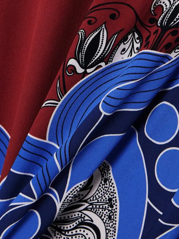 Borgo De Nor Capucine Printed Crepe Maxi Dress