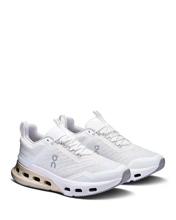 On Cloudnova X Performance Sneakers - White/glacier