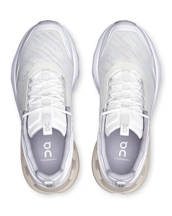 On Cloudnova X Performance Sneakers - White/glacier