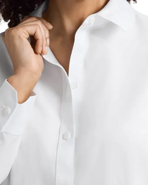 Foxcroft Dianna Cotton Non-iron Shirt - White