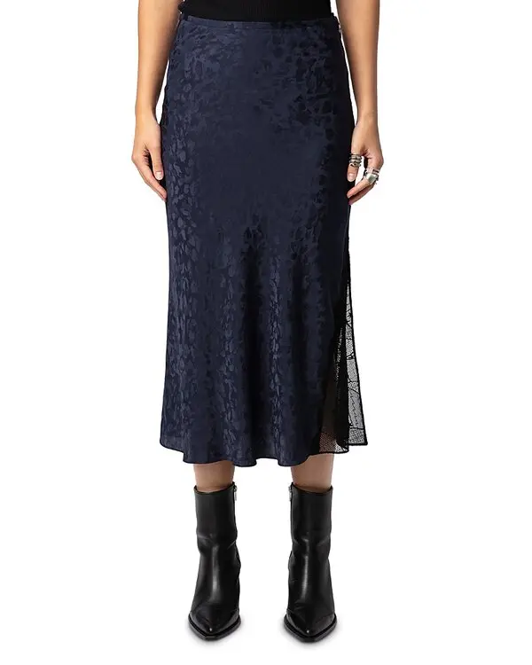 Zadig&Voltaire Jayla Jacquard Silk Skirt