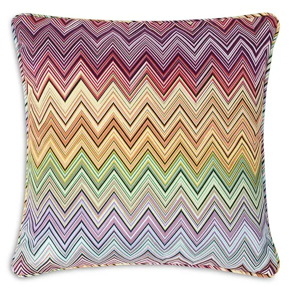 Missoni Jarris Decorative Pillow, 20 X 20 - Red Multicolor
