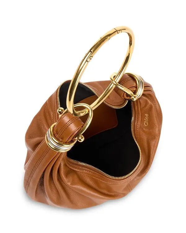 Chloé Small Bracelet Hobo Bag - Clay Brown
