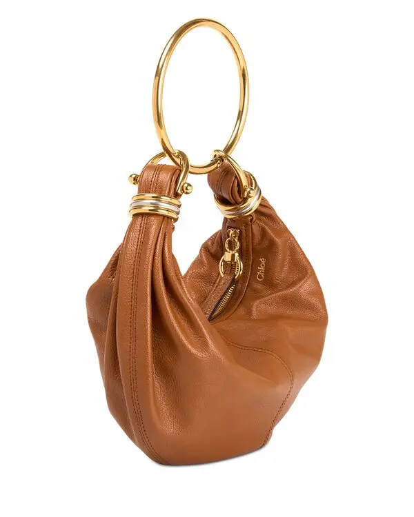 Chloé Small Bracelet Hobo Bag - Clay Brown