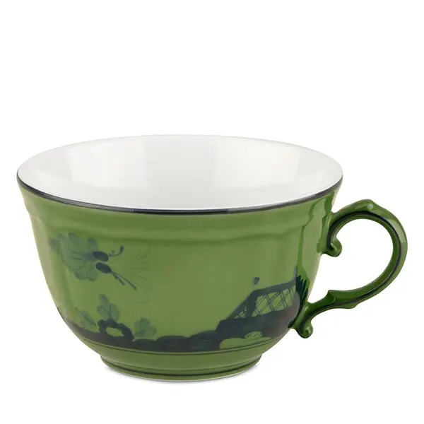 GINORI 1735 Oriente Italiano Teacup - Dark Green