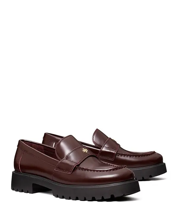 Tory Burch Classic Lug Loafers - Plum