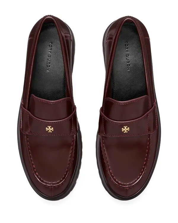 Tory Burch Classic Lug Loafers - Plum