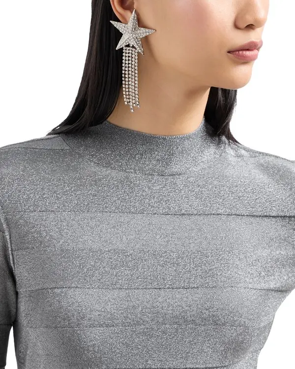 Emporio Armani Shimmer Stripe Sweater