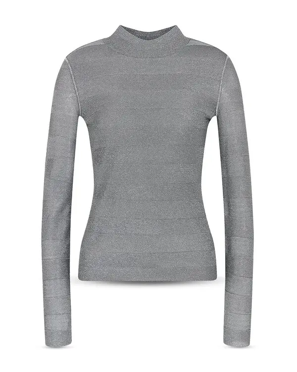 Emporio Armani Shimmer Stripe Sweater