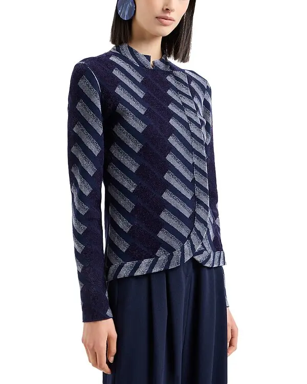Emporio Armani Geometric Chenille Jacket