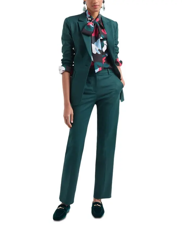 Emporio Armani Tie Neck Blouse - Raspberry