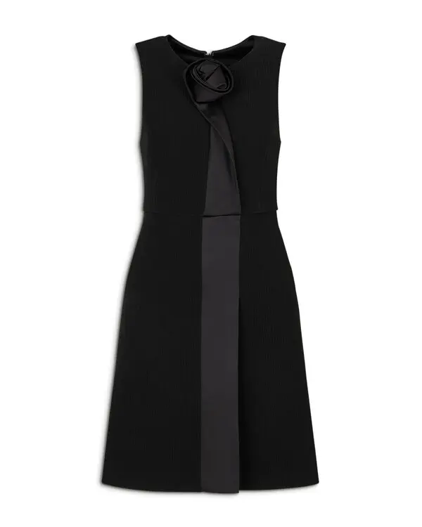 Emporio Armani Rosette Trim Dress
