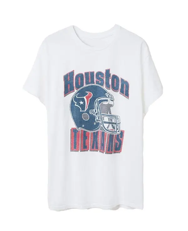 Junk Food Clothing Nfl Houston Texans Throwback Flea Market Tee - White