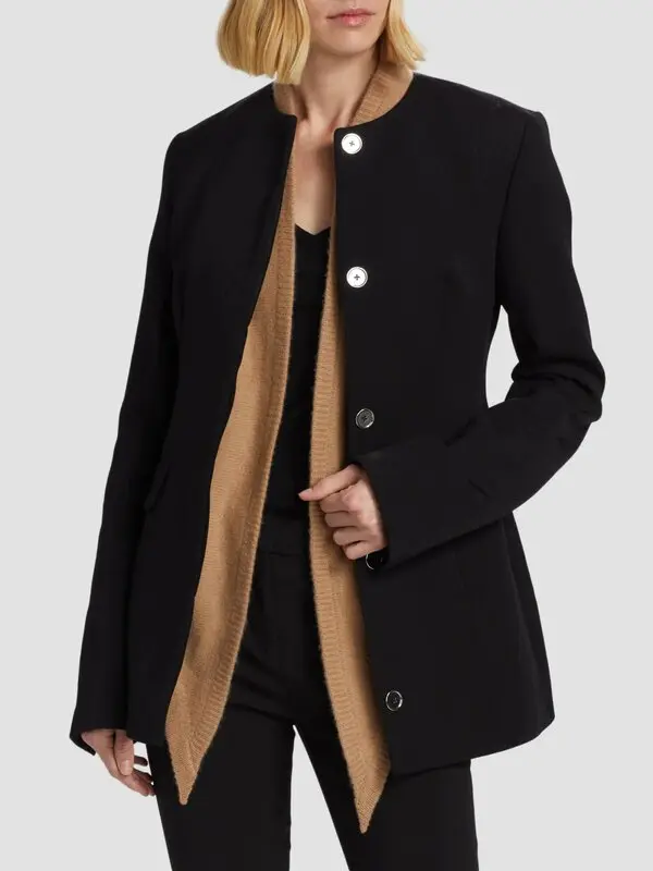 TOTEME Collarless Cinched Jacket