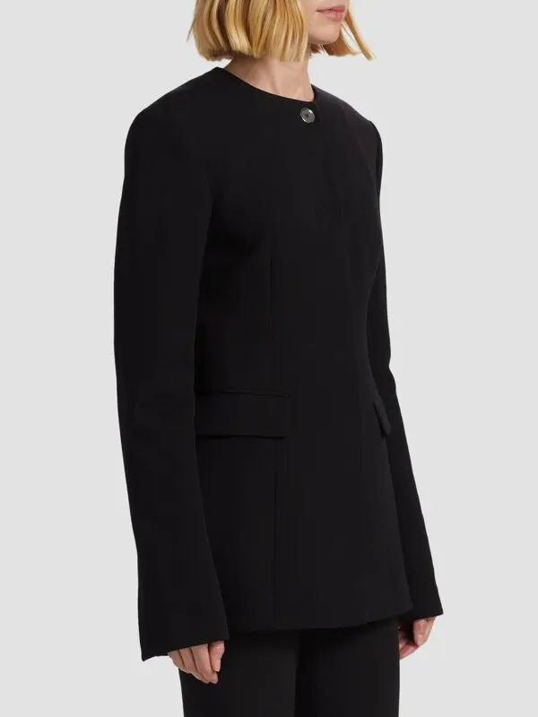 TOTEME Collarless Cinched Jacket