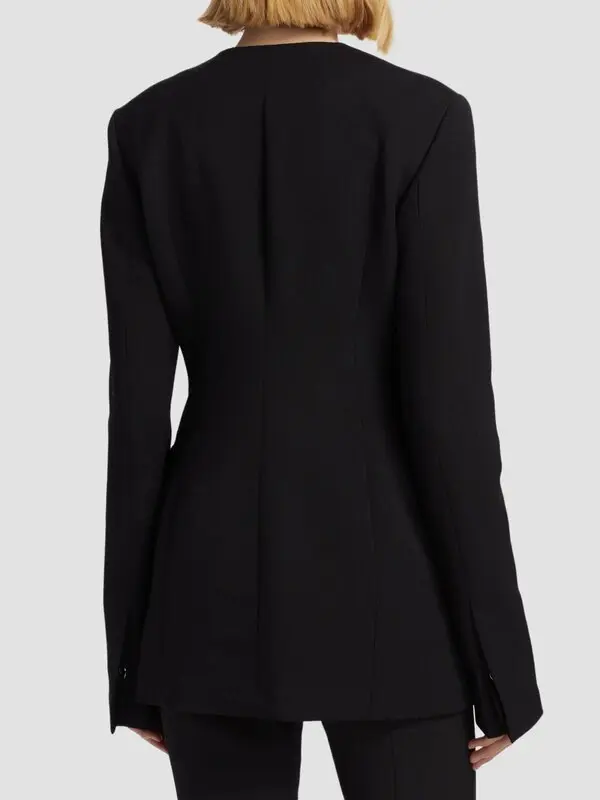 TOTEME Collarless Cinched Jacket