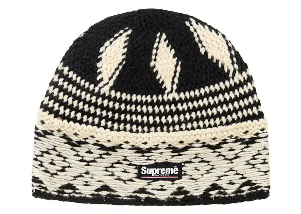 Supreme Diamond Beanie - Black