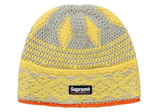 Supreme Diamond Beanie - Grey