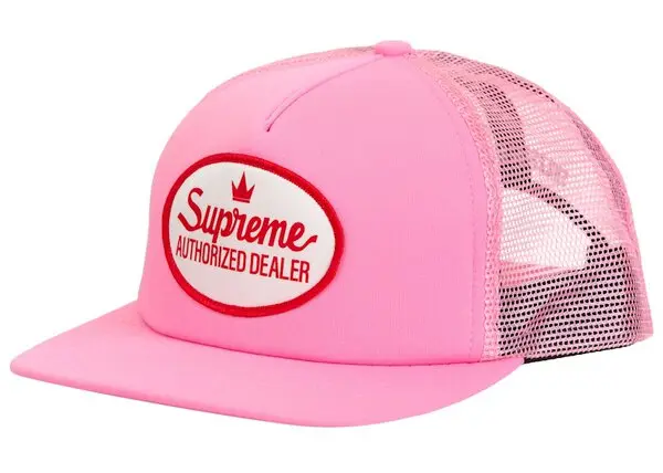 Supreme Authorized Mesh Back 5-panel - Pink