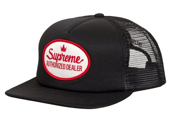 Supreme Authorized Mesh Back 5 Panel Fw24 - Black