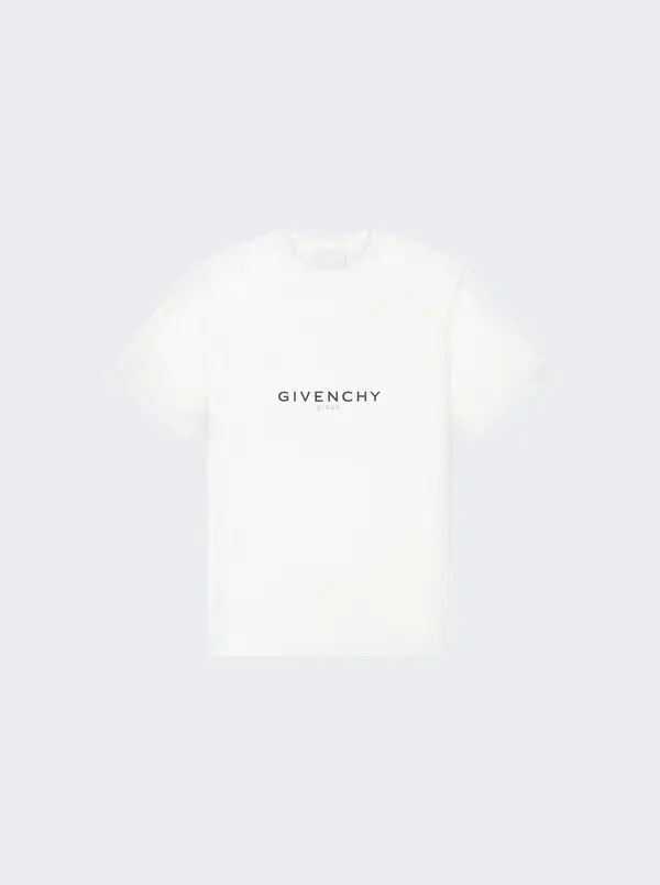 Givenchy Reverse Print Tee - White