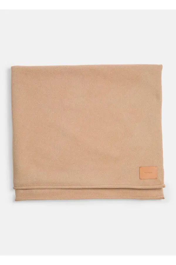 Vince Plush Cashmere Blanket Wrap - Natural