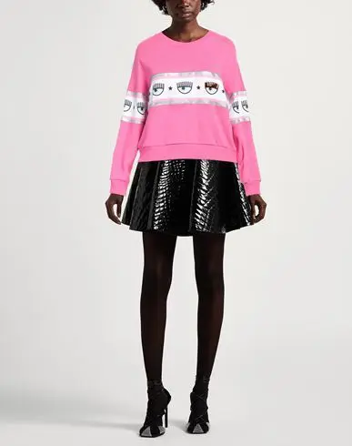CHIARA FERRAGNI Cotton Sweatshirt With Graphic Print