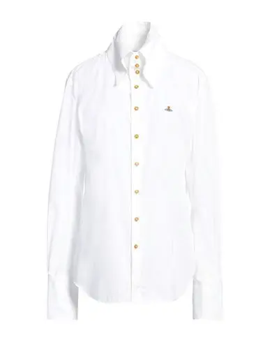 VIVIENNE WESTWOOD Woven Shirt With Embroidered Logo