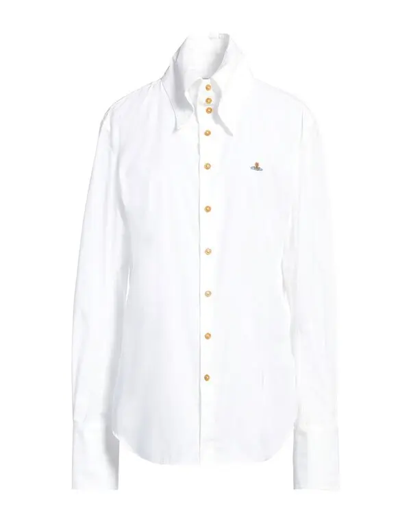 VIVIENNE WESTWOOD Woven Shirt With Embroidered Logo