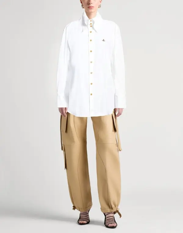 VIVIENNE WESTWOOD Woven Shirt With Embroidered Logo
