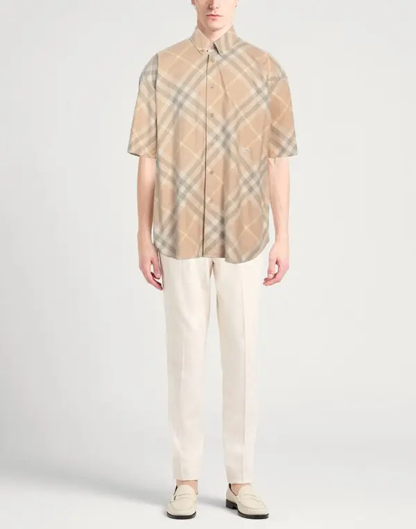 Burberry Shirt Size Cotton - Beige