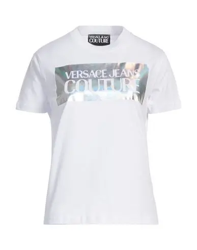 Versace Logo-print Jersey T-shirt - White