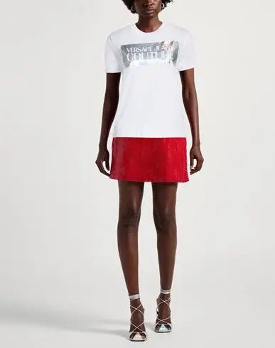 Versace Logo-print Jersey T-shirt - White