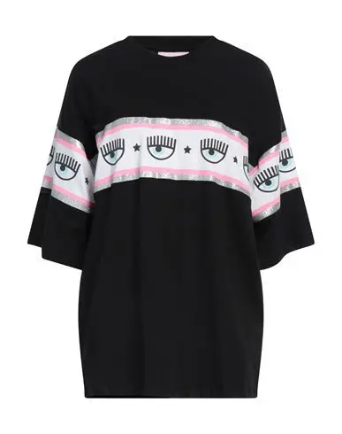 CHIARA FERRAGNI Cotton T-shirt - Black