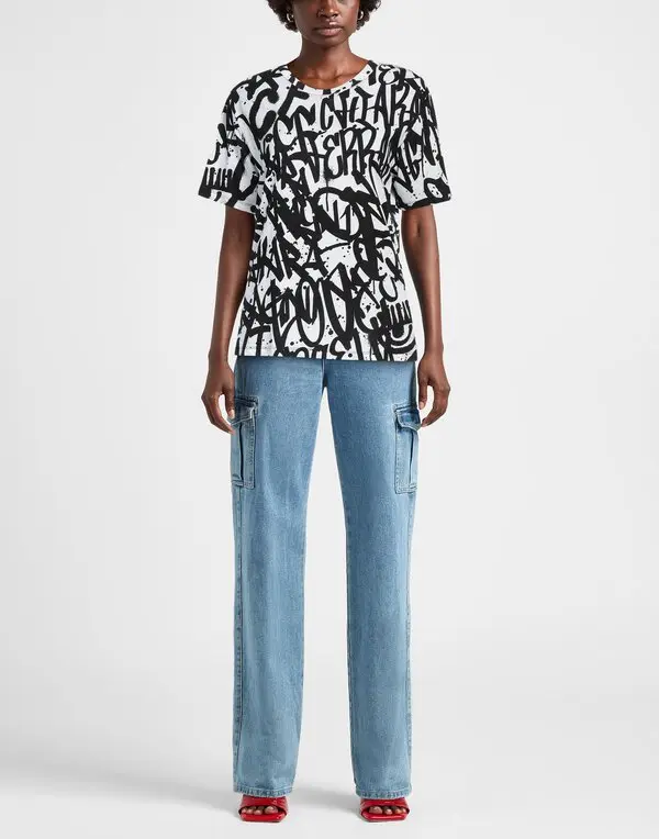 CHIARA FERRAGNI Logo-print T-shirt