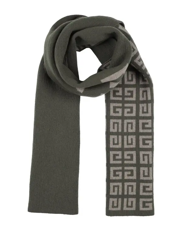 Givenchy Scarf Wool, Cashmere - Green