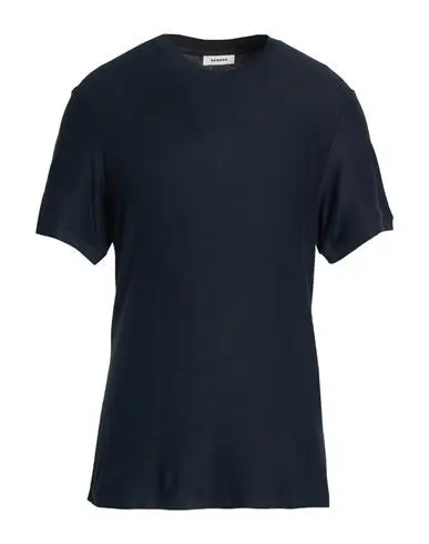 Sandro Crewneck Viscose Blend Sweater - Blue