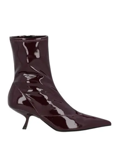 SERGIO ROSSI Pointed Toe Spool Heel Ankle Boots
