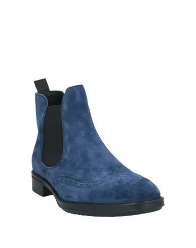 DOUCAL'S Leather Ankle Boots - Blue