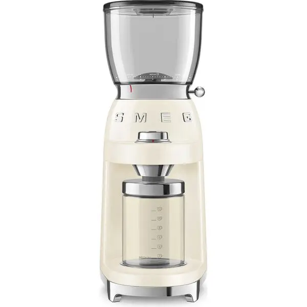 SMEG 50s Retro Style Espresso Grinder - Cream
