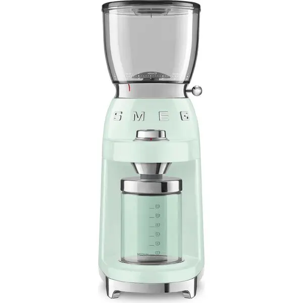SMEG 50s Retro Style Espresso Grinder - Pastel Green