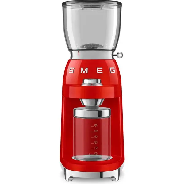 SMEG 50s Retro Style Espresso Grinder - Red
