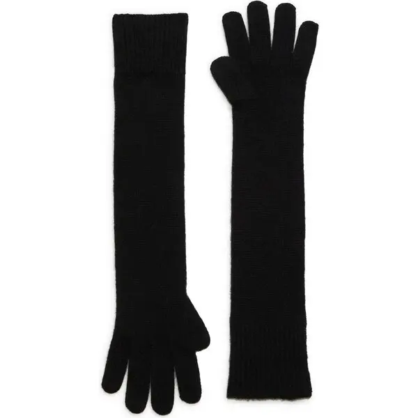 TOTEME Wool & Cashmere Gloves - Black