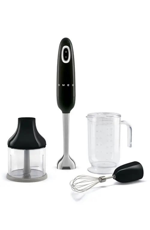 SMEG Retro Style Hand Blender Set - Black