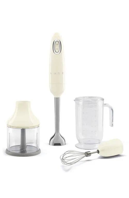 SMEG Retro Style Hand Blender Set - Cream