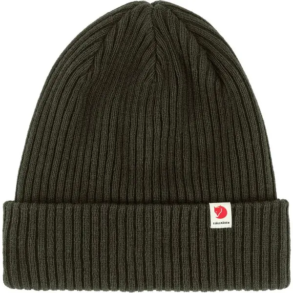 Fjallraven Ribbed Performance Beanie - Deep Forest